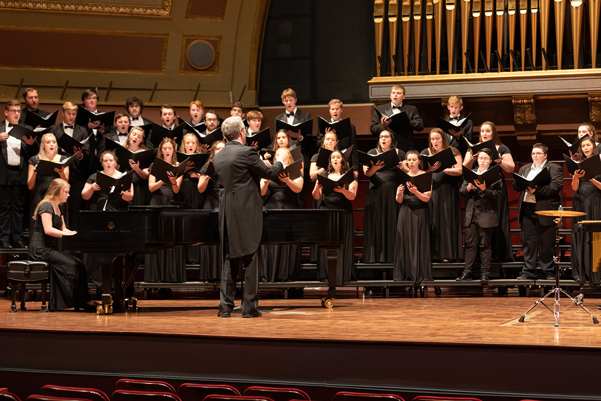 Two CUWAA choirs named semi-finalists for elite national honor