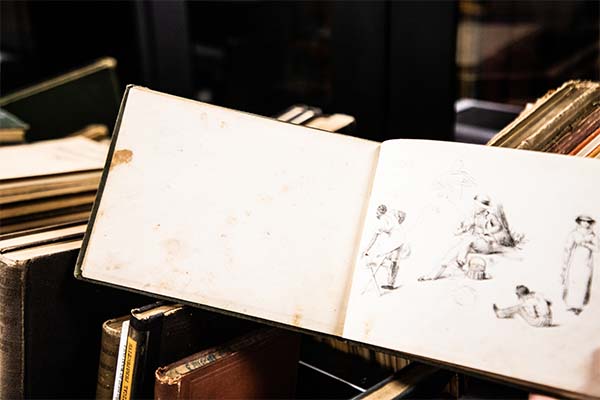 Dr. Gaylund Stone unpacks rare, historic art education materials