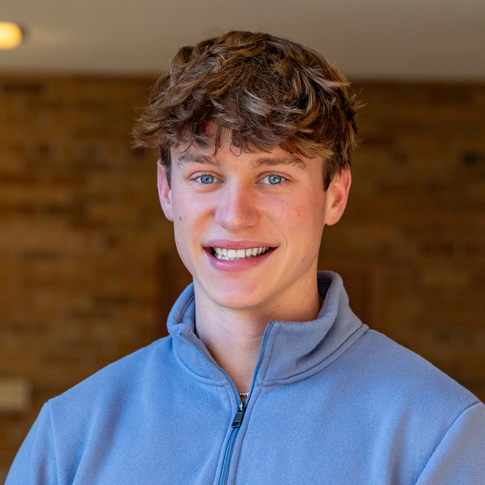 Hunter Moore and MaryGrace Cleinmark are CUW's February students of the month