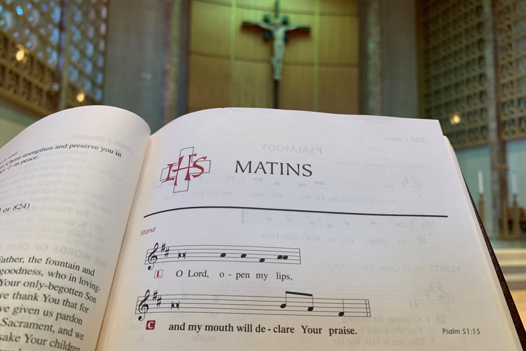 'O Lord, open my lips ...'