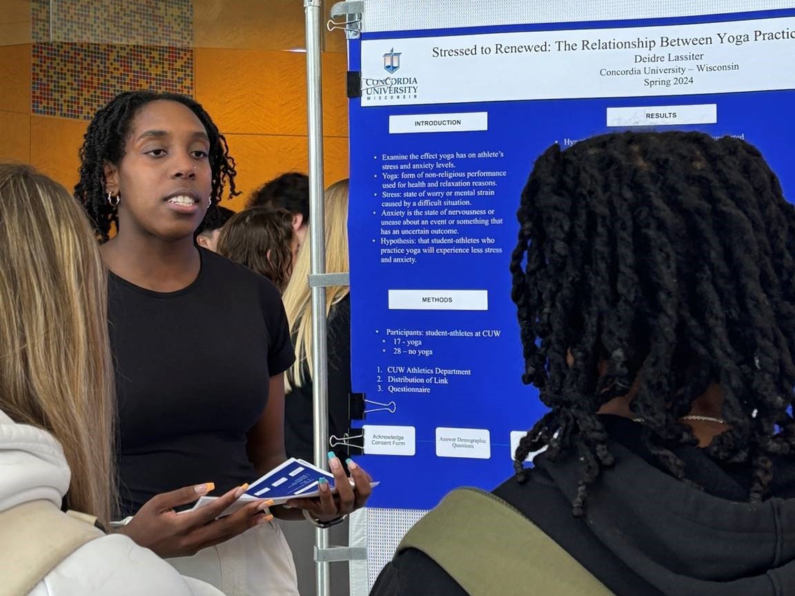 Poster fair showcases research efforts of outstanding CUW students