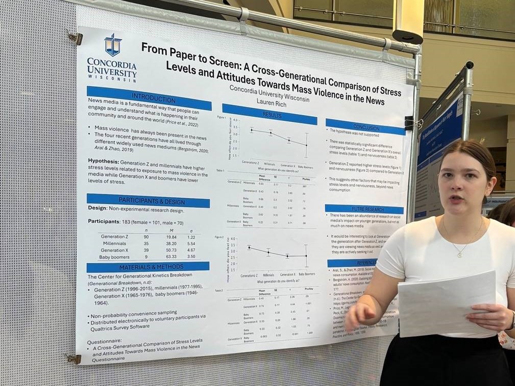 Poster fair showcases research efforts of outstanding CUW students