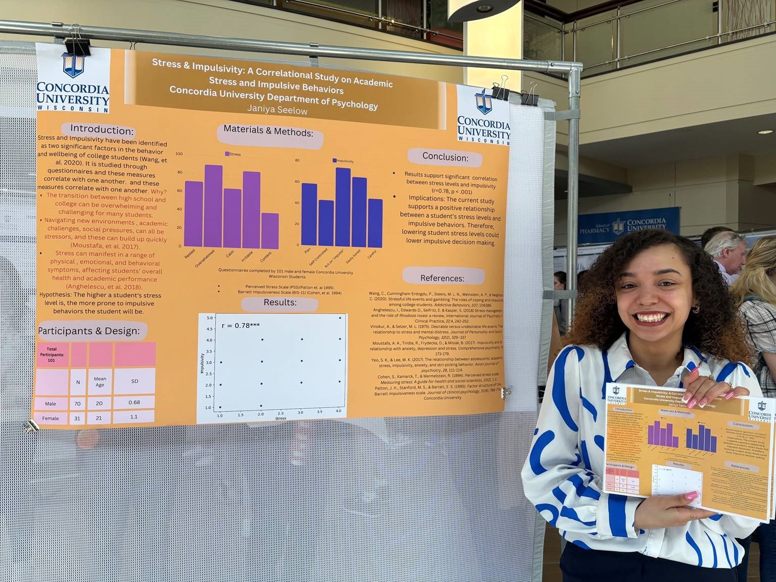 Poster fair showcases research efforts of outstanding CUW students