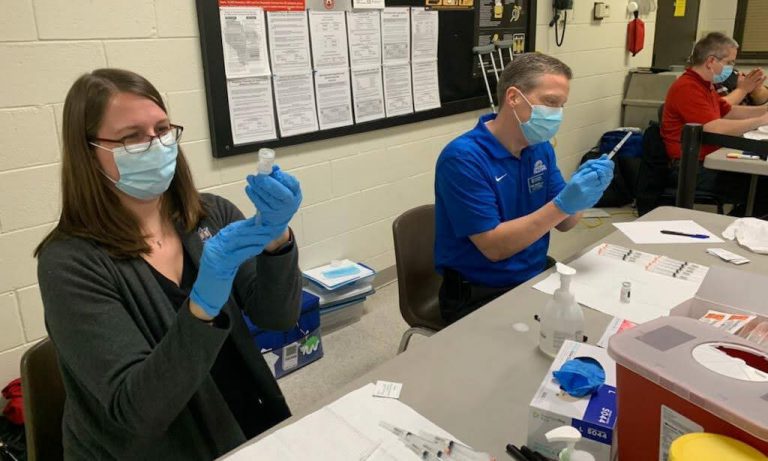 CUW SOP helps administer first round of COVID-19 vaccines to ...
