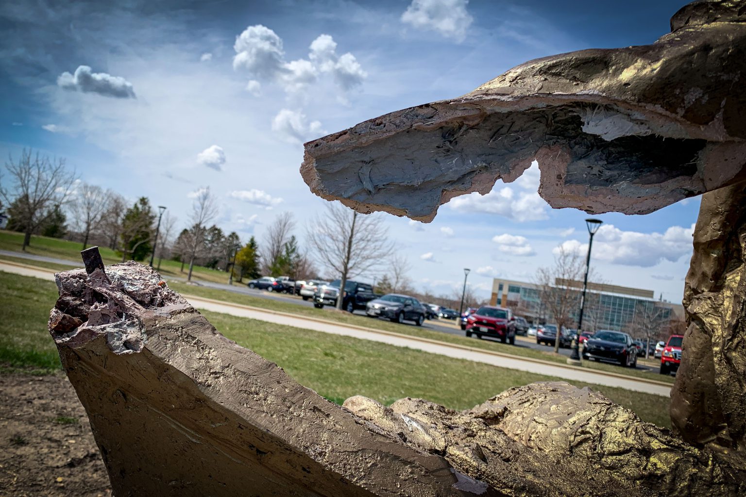 What's up with the Fishers of Men statue?